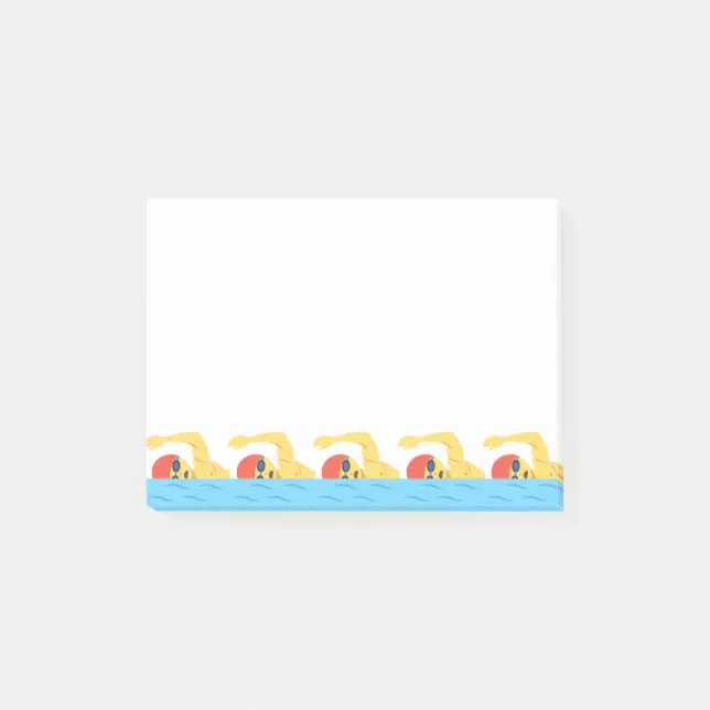 Swimming Emojis Post-it Notes | Zazzle