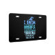 Swimming - I Swim License Plate | Zazzle