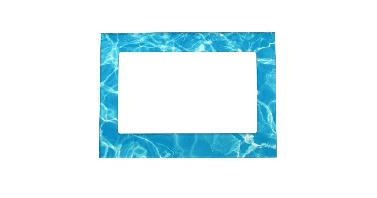Swimming in the Pool Magnetic Frame | Zazzle