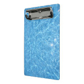 Swimming Pool Blue Water Aqua Template Modern Mini Clipboard | Zazzle
