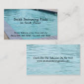 Swimming Pool Business Card | Zazzle