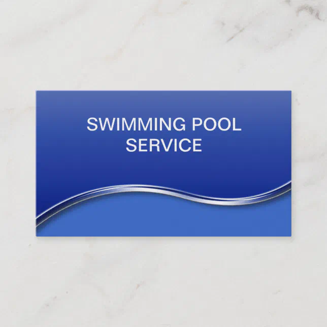 Swimming Pool Business Cards | Zazzle