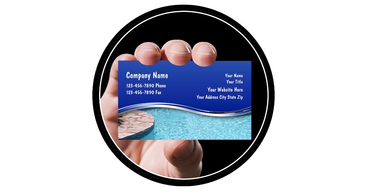 Swimming Pool Business Cards | Zazzle