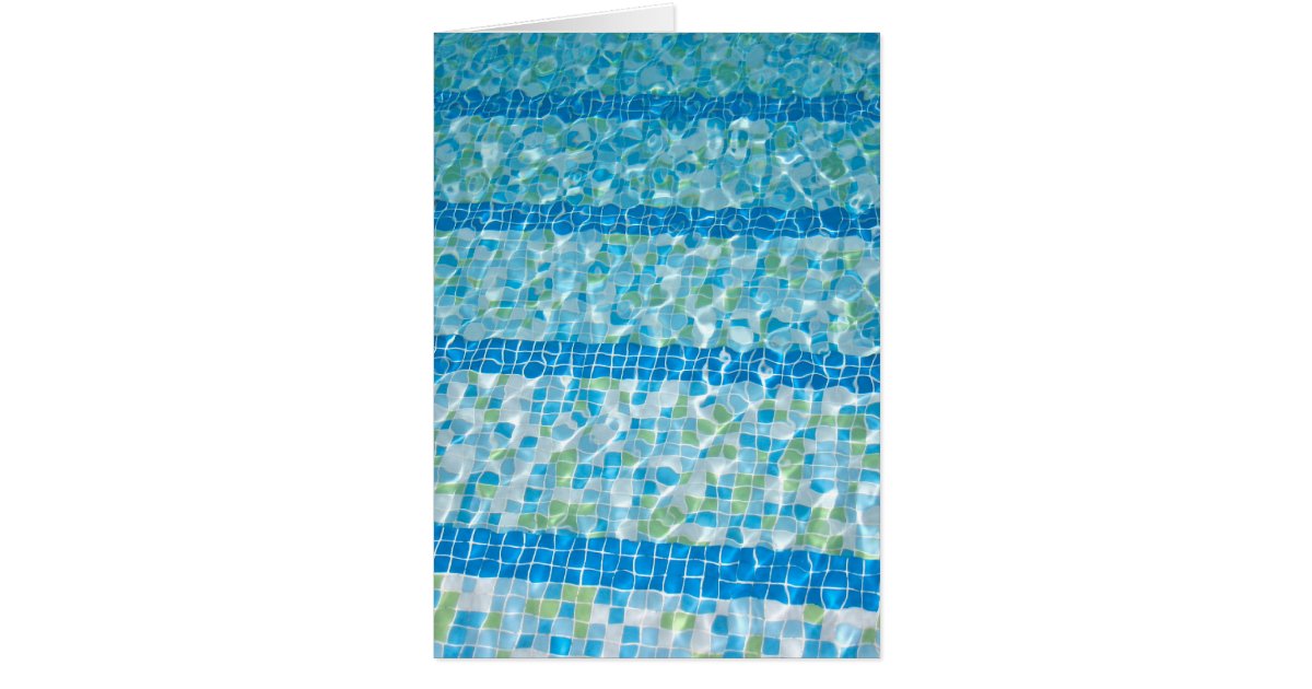 Swimming Pool Card | Zazzle