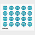 Swimming Pool Company Custom Marketing Classic Round Sticker | Zazzle