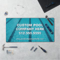 Swimming Pool Company Custom Marketing Desk Mat | Zazzle