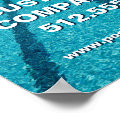 Swimming Pool Company Custom Marketing Poster | Zazzle