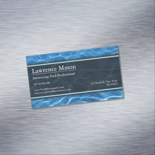 Swimming Pool Photo - Business Card | Zazzle