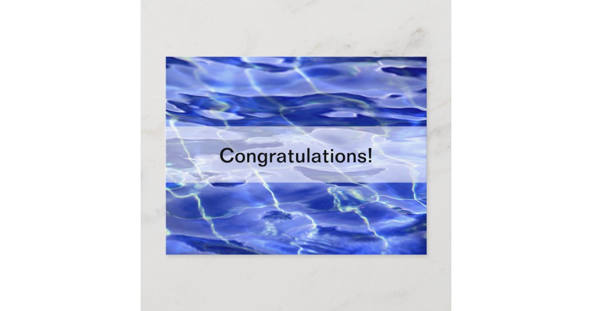 Swimming Pool Postcard | Zazzle