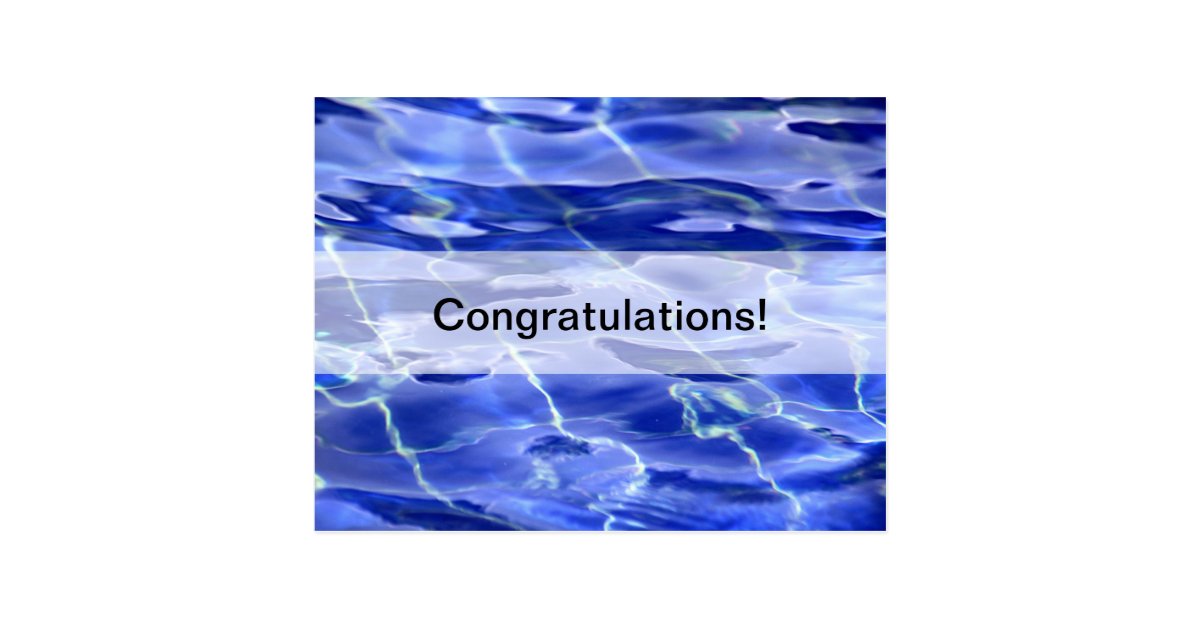 Swimming Pool Postcard | Zazzle.com