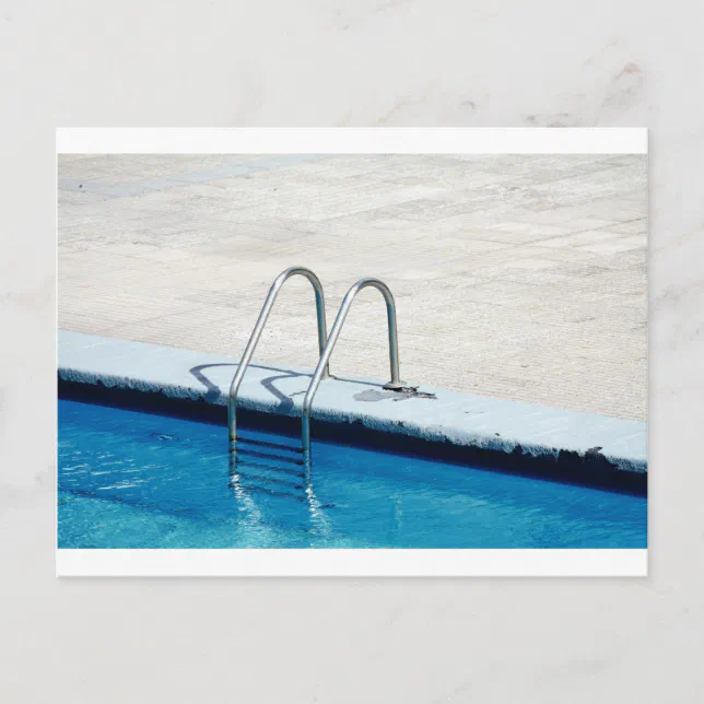 Swimming pool postcard | Zazzle