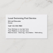 Swimming Pool Service Business Cards | Zazzle