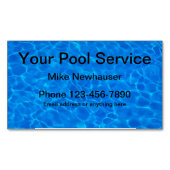 Swimming Pool Service Magnets | Zazzle
