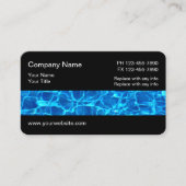 Swimming Pool Services Business Card | Zazzle