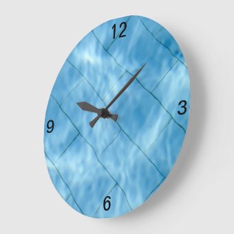 Swimming pool Wall Clock | Zazzle