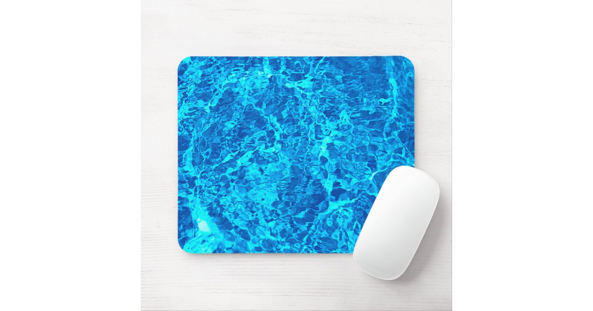 Swimming Pool Water Abstract Mouse Pad | Zazzle