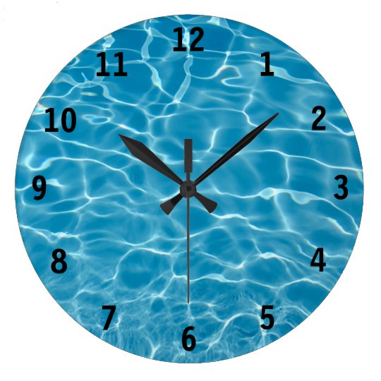 Swimming pool water Clock | Zazzle.com
