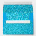 Swimming pool water texture, envelope | Zazzle
