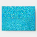 Swimming pool water texture, envelope | Zazzle