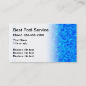 Swimming Pools And Service Business Card | Zazzle