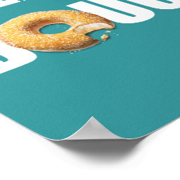 Swimming Poster, swim team, doughnuts Poster | Zazzle