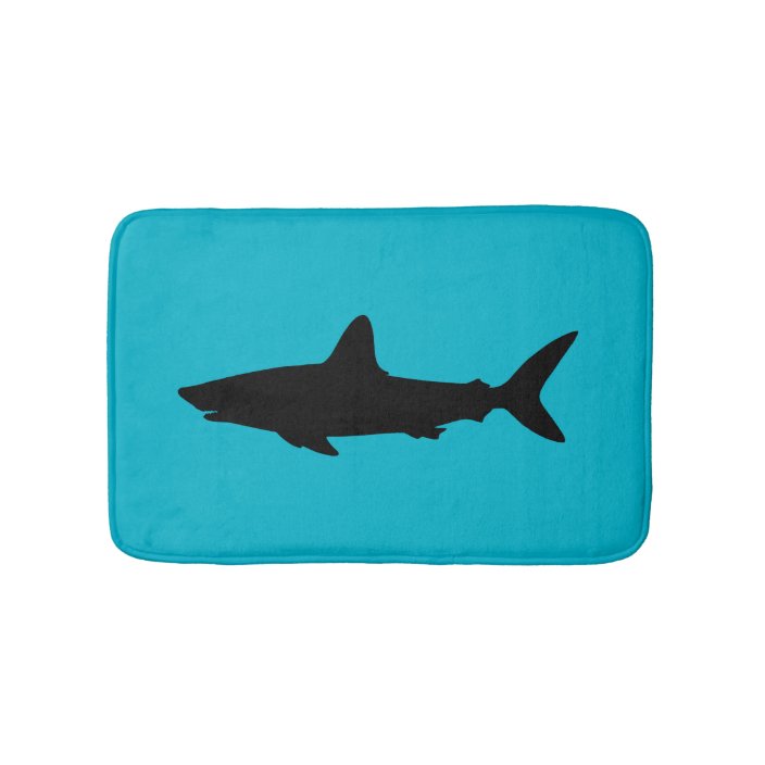Swimming Shark Bath Mat | Zazzle.com