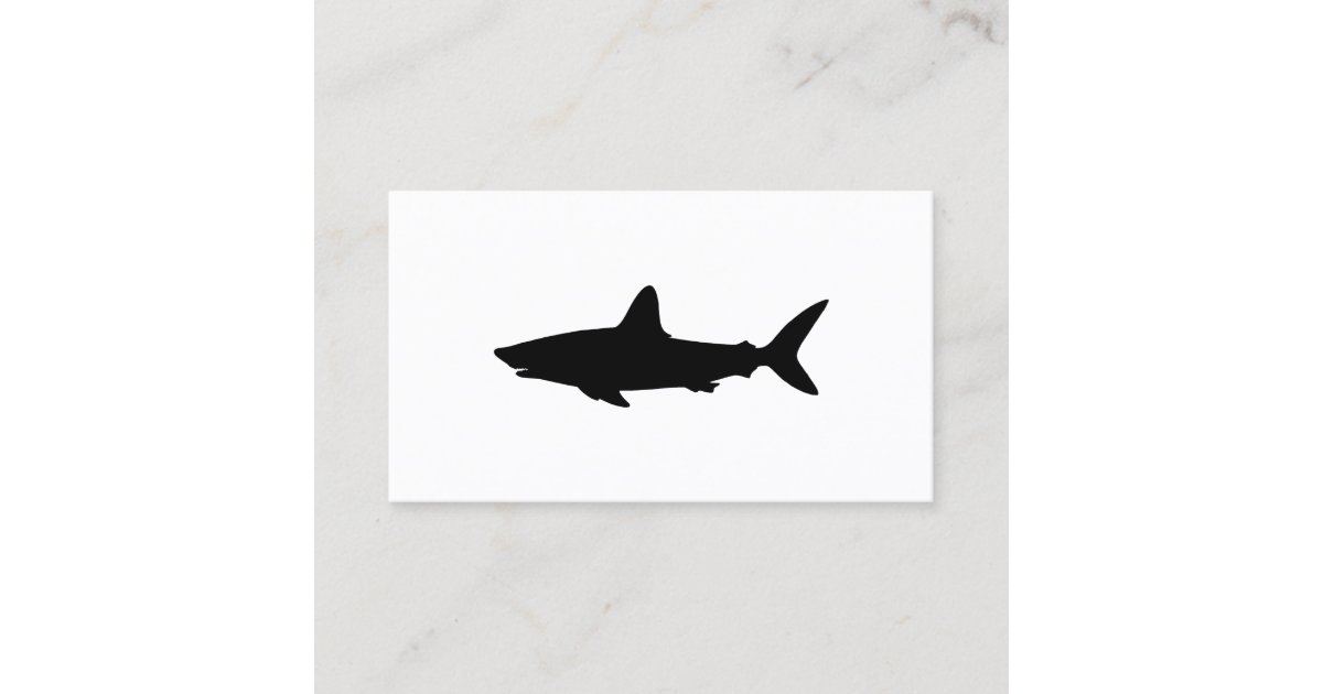 Swimming Shark Business Card | Zazzle