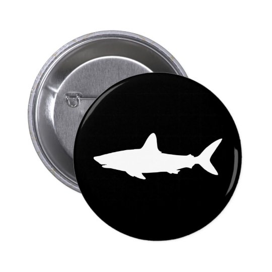 Swimming Shark Pinback Button | Zazzle