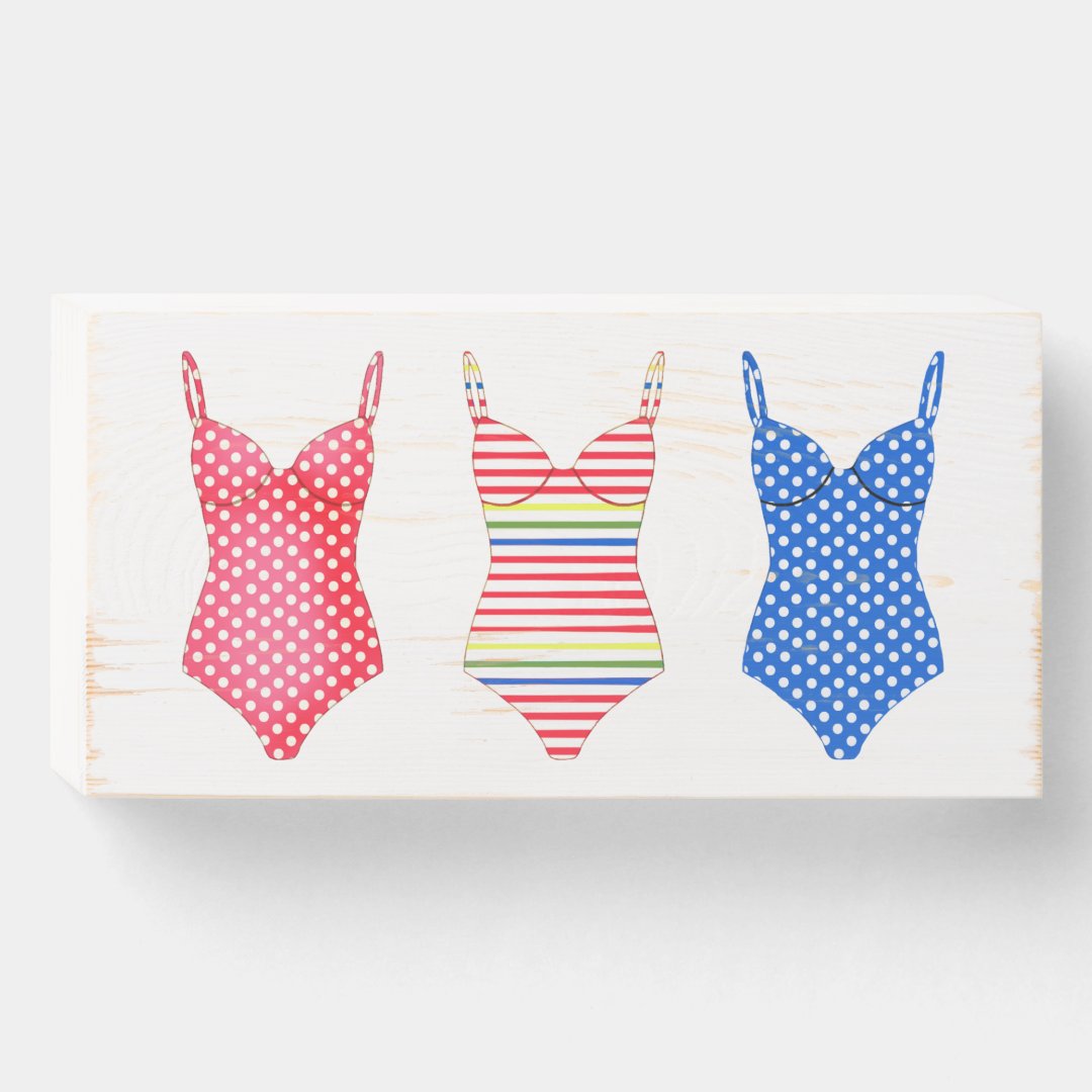 Swimsuit wood sign | Zazzle