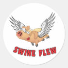 Swine Flu / Pork Classic Round Sticker | Zazzle.com