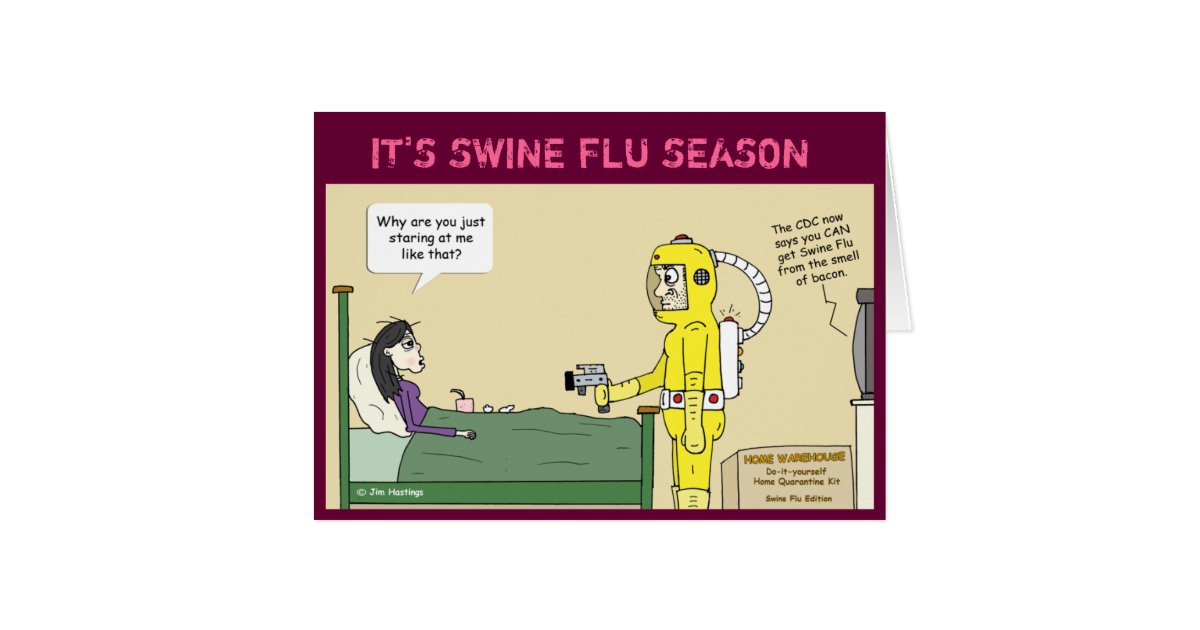 Swine Flu Card | Zazzle