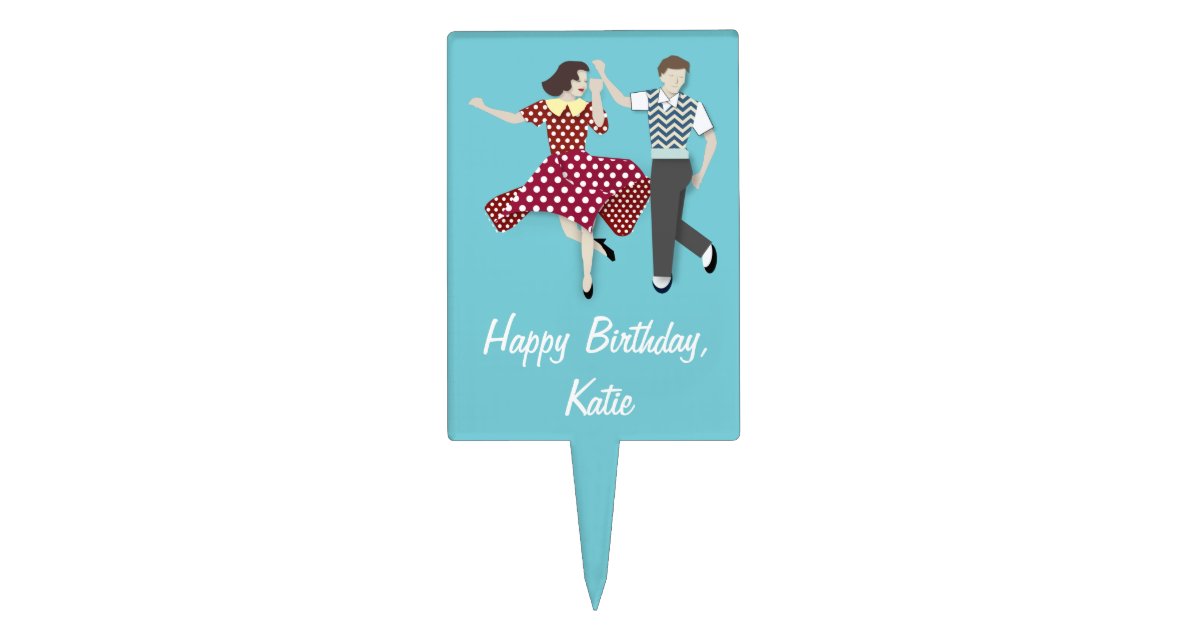 Swing Dance Cake Topper | Zazzle