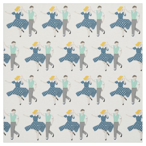 Swing Dance Fabric | Zazzle