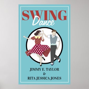 Swing Dance Poster | Zazzle