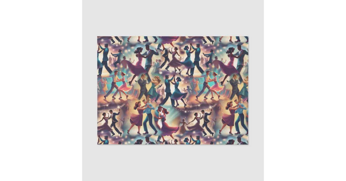 Swing Dance Tissue Paper | Zazzle