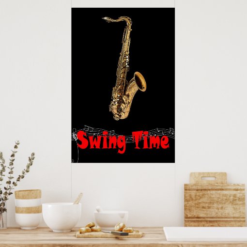 Swing Time 36 x 24 Poster | Zazzle