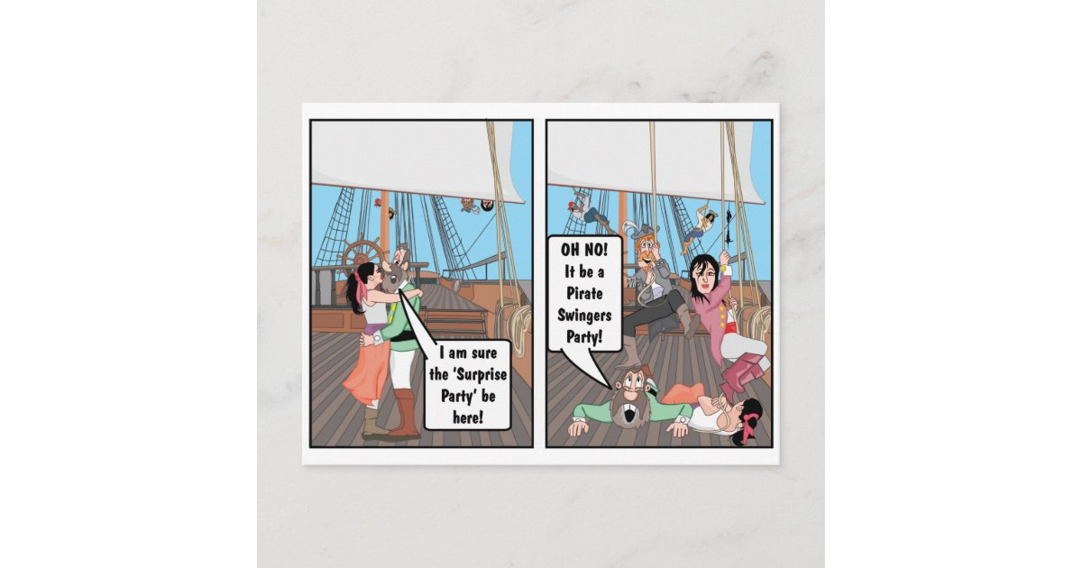 SWINGERS JOKE POSTCARD | Zazzle