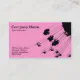 Swings and Roundabouts - Pink Business Card | Zazzle