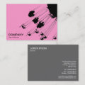 Swings and Roundabouts v3 - Pink Business Card | Zazzle