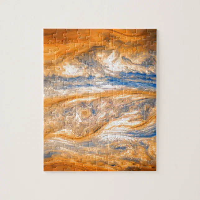 Swirling Clouds of Jupiter Jigsaw Puzzle | Zazzle