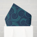 Swirly Ocean Waves Tissue Paper | Zazzle
