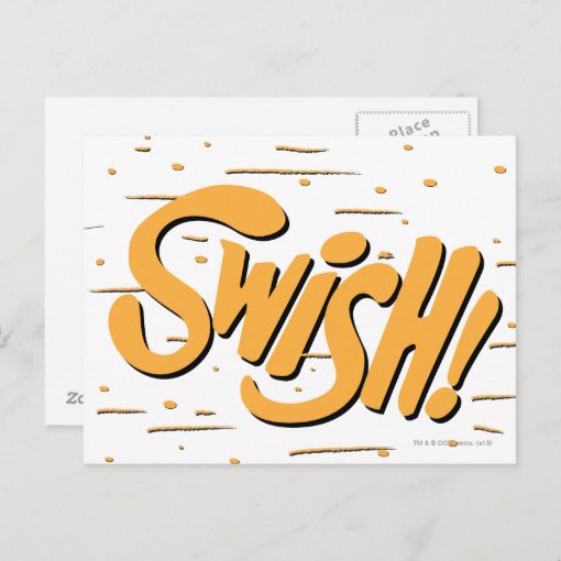 SWISH! POSTCARD | Zazzle