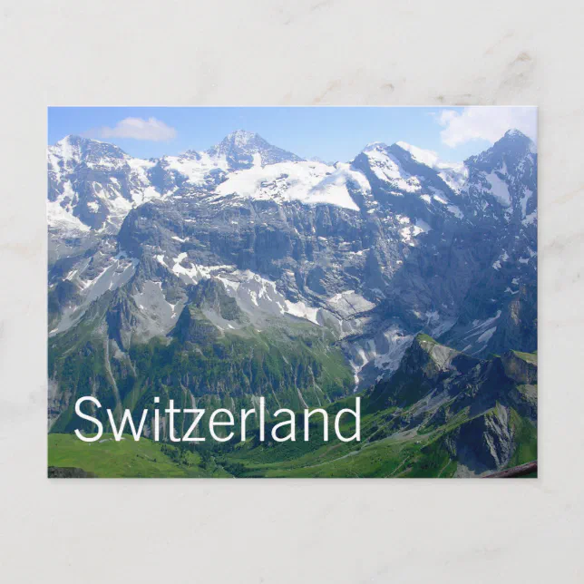 Swiss Alps Postcard | Zazzle