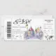 Swiss Boarding Pass Save the Date ticket Invitation | Zazzle