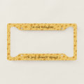 Swiss Cheese Pattern License Plate Frame | Zazzle
