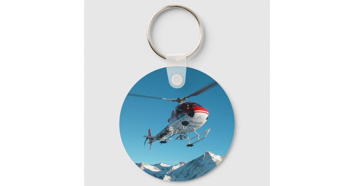 SWISS HELICOPTER KEYCHAIN | Zazzle