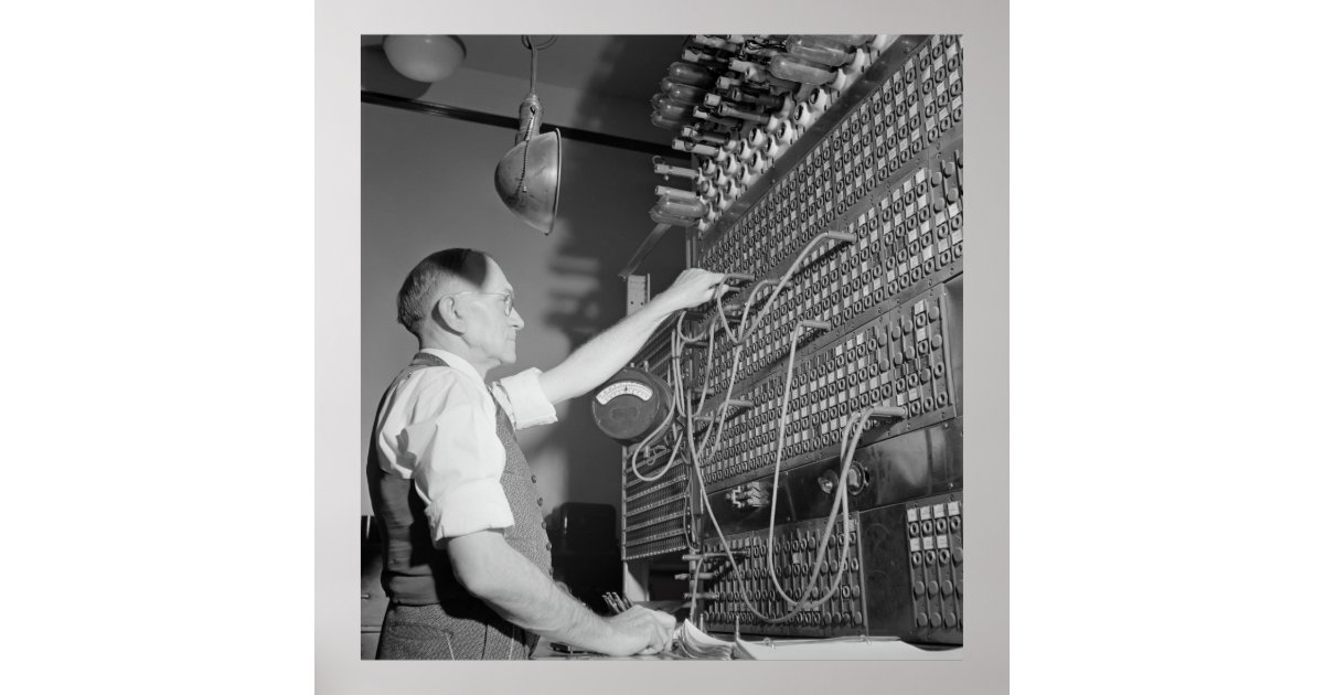 SWITCHBOARD OPERATOR 1943 POSTER | Zazzle