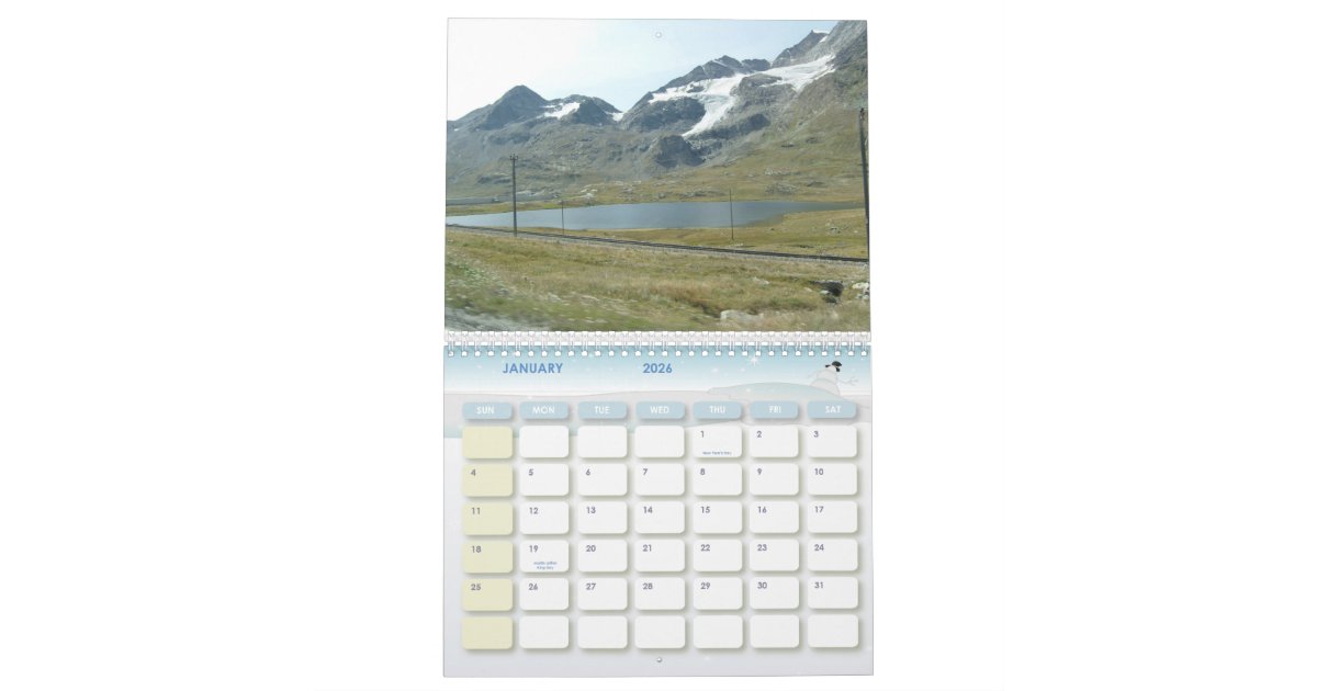 SWITZERLAND CALENDAR | Zazzle