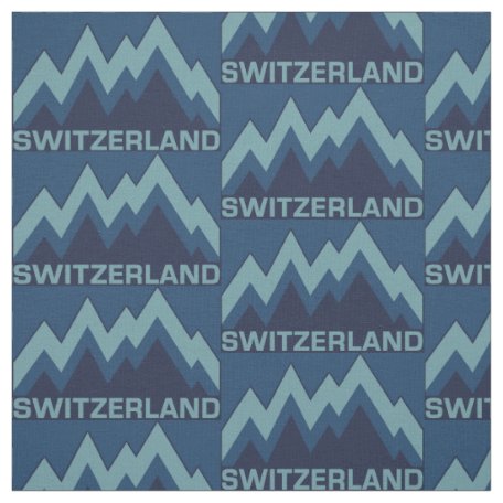 Switzerland Fabric | Zazzle.com