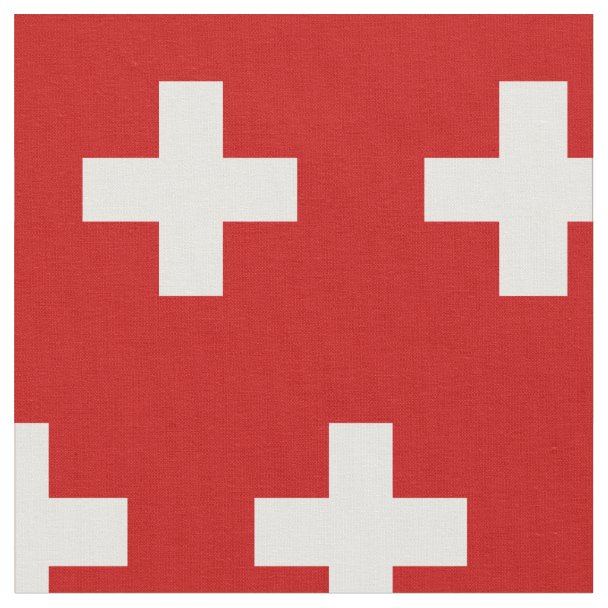 Switzerland Fabric | Zazzle.com